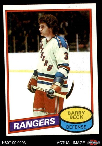 1980 Topps #170 Barry Beck Rangers-Hockey 2 - GOOD | eBay