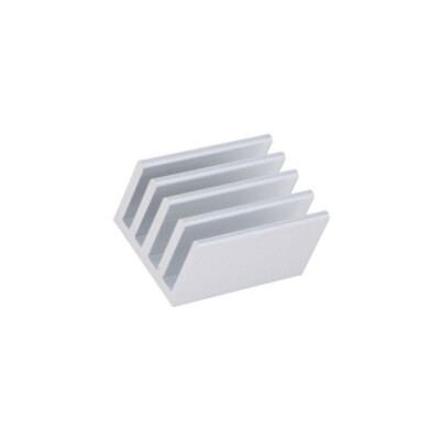 SK 632 25 AL Radiator: Embossed Ribbed Natural L: 25mm W: 19mm H: 10mm ...