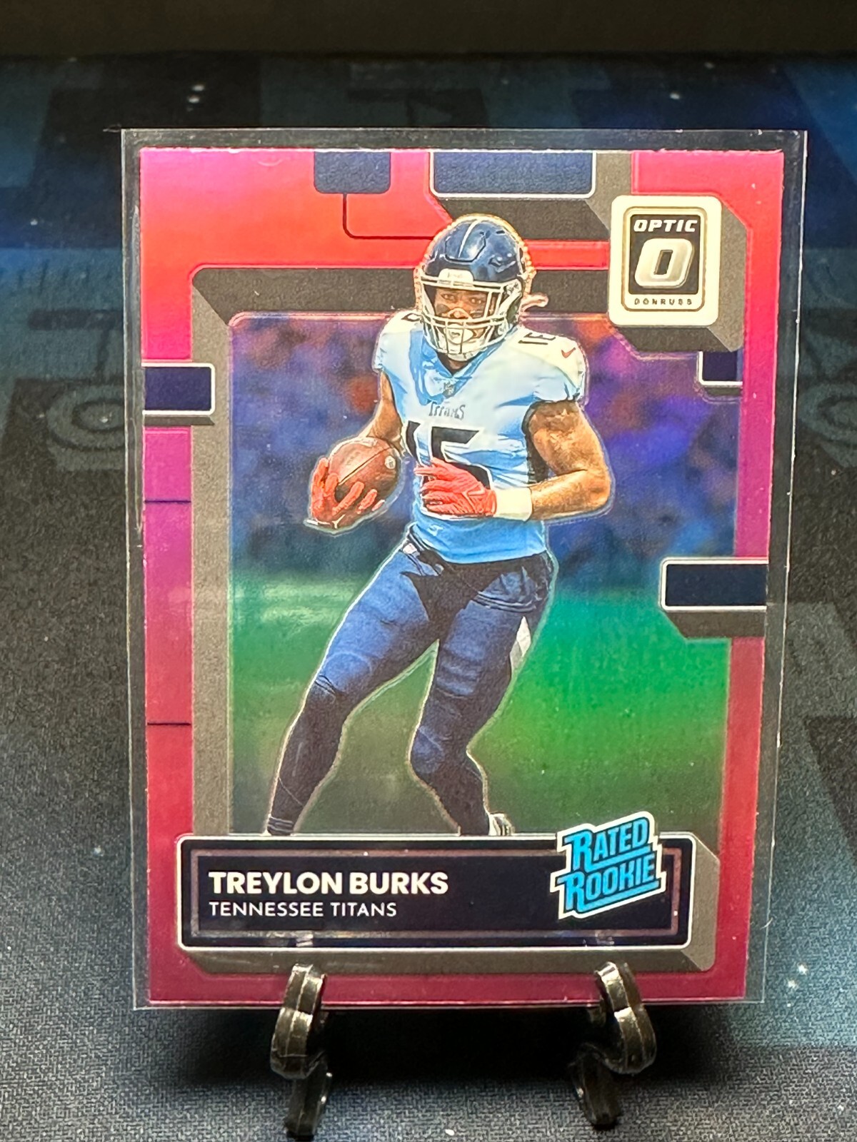 2022 Donruss Optic Football Treylon Burks Pink Prizm Rookie RC #212 ...