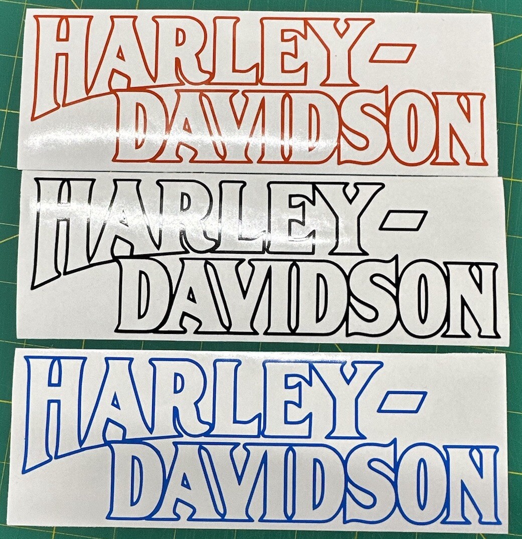 Vinyl Decals For Harley Dyna Low Rider ST Sportster Fxr Fuel Tank Set ...