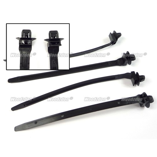20 Cable Strap Nylon Clip Push Mount Wire Tie 181mm Length For Toyota ...