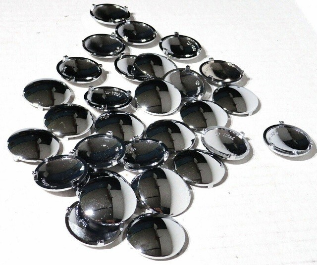 Upholstery Chrome Plastic Button Cover For Kenworth (Set Of 100 PZ) | eBay