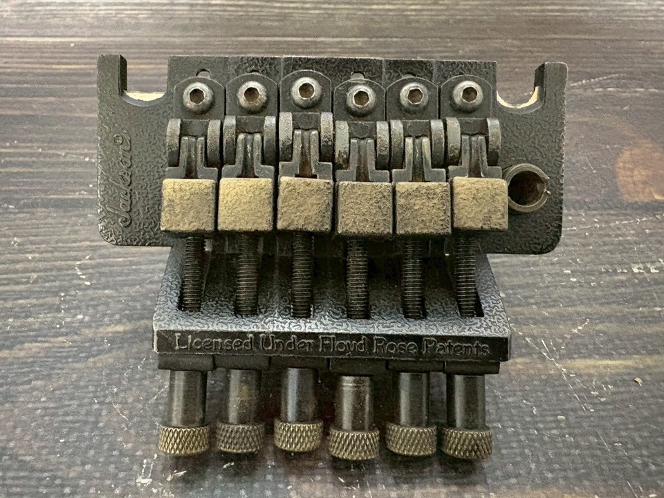 80s Jackson JT-6 Tremolo Bridge Black Floyd Rose Licensed w/ Arm Bar ...