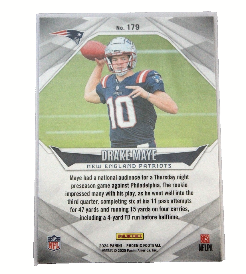 2024 Panini Phoenix Rookies Drake Maye RC #179 New England Patriots | eBay