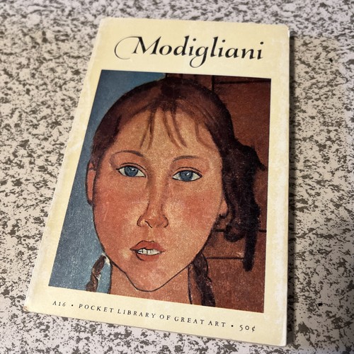 Pocket Library of Great Art Modigliani 1954 Beautiful Copy By Jacques Lipchitz | eBay