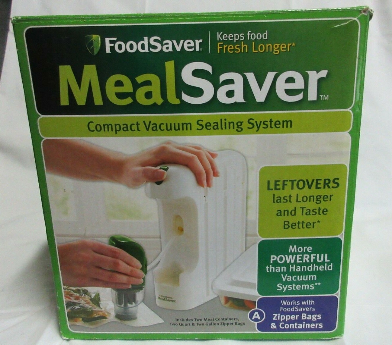 Food Saver MealSaver Compact Vacuum-Sealing System Bag Sealer Machine 53891102353| eBay