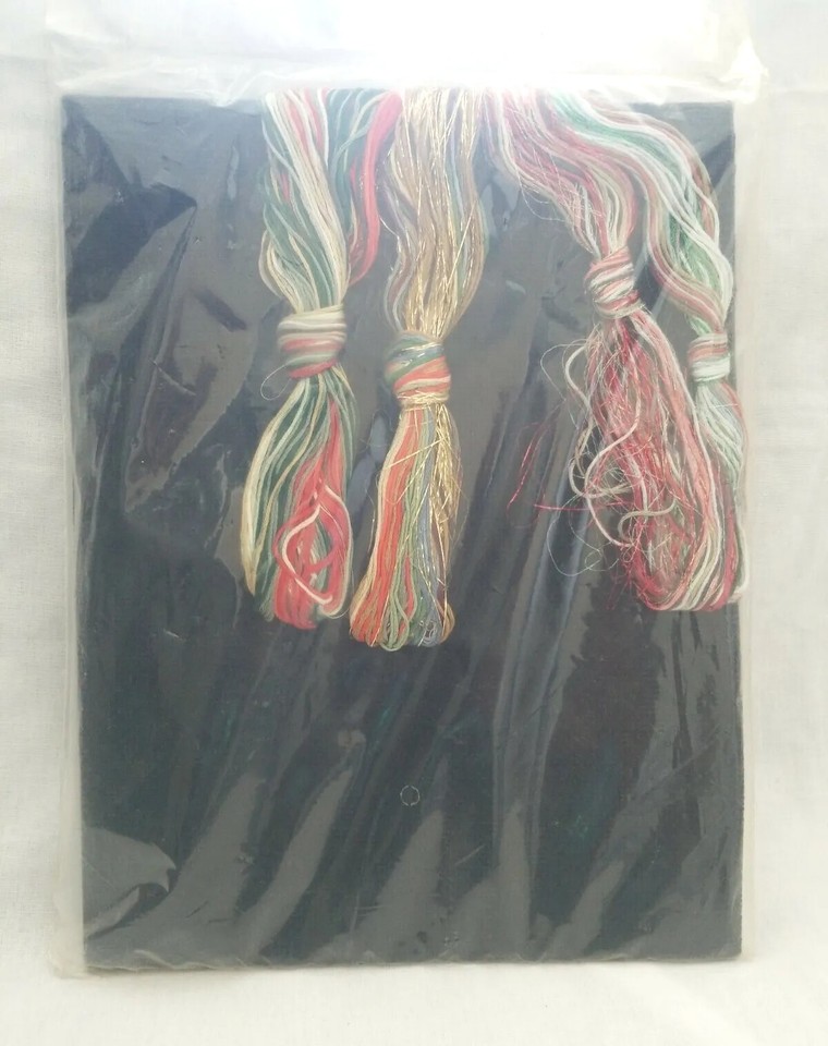 1992 Janlynn Yuletide Bell Pull 80-111 Christmas Cross Stitch With ...