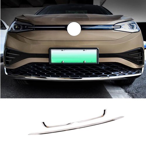 For Volkswagen ID.4 ID4 Stainless Front Bumper Lip Molding Trim Strip ...