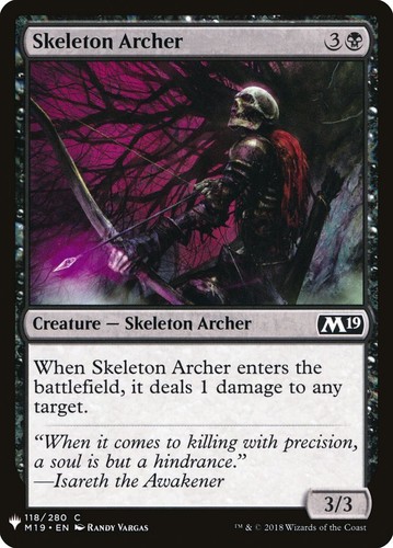 1x Skeleton Archer MTG Mystery Booster NM Magic Regular | eBay