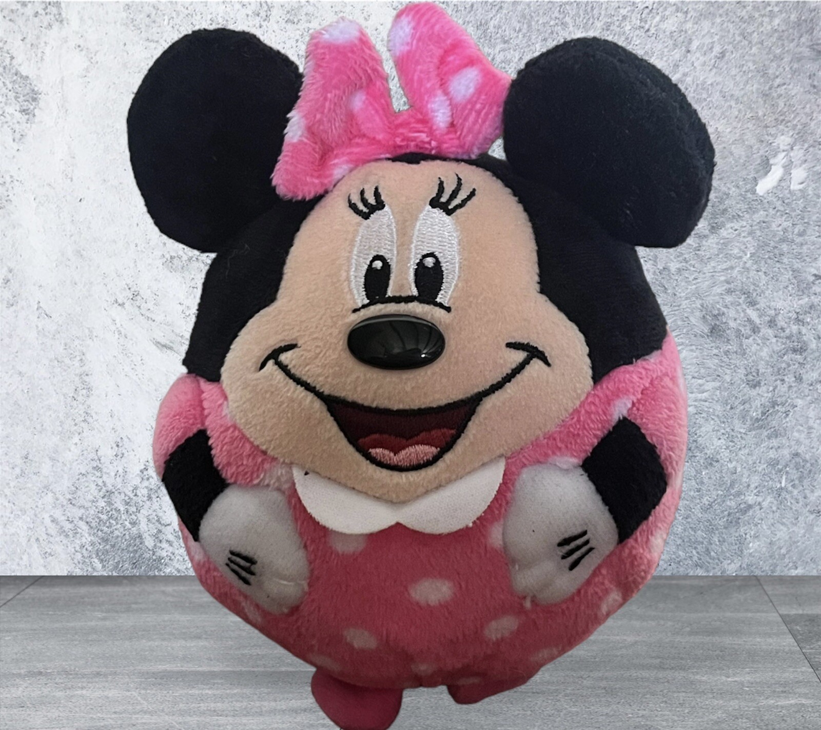Ty Beanie Ballz Minnie Mouse Plush 5" Stuffed Animal Disney Round Pink ...