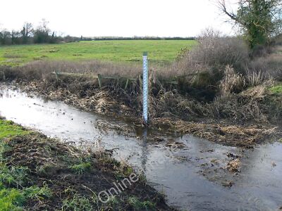 Photo 12x8 Water level marker, River Key, Purton Stoke The River Key is ...