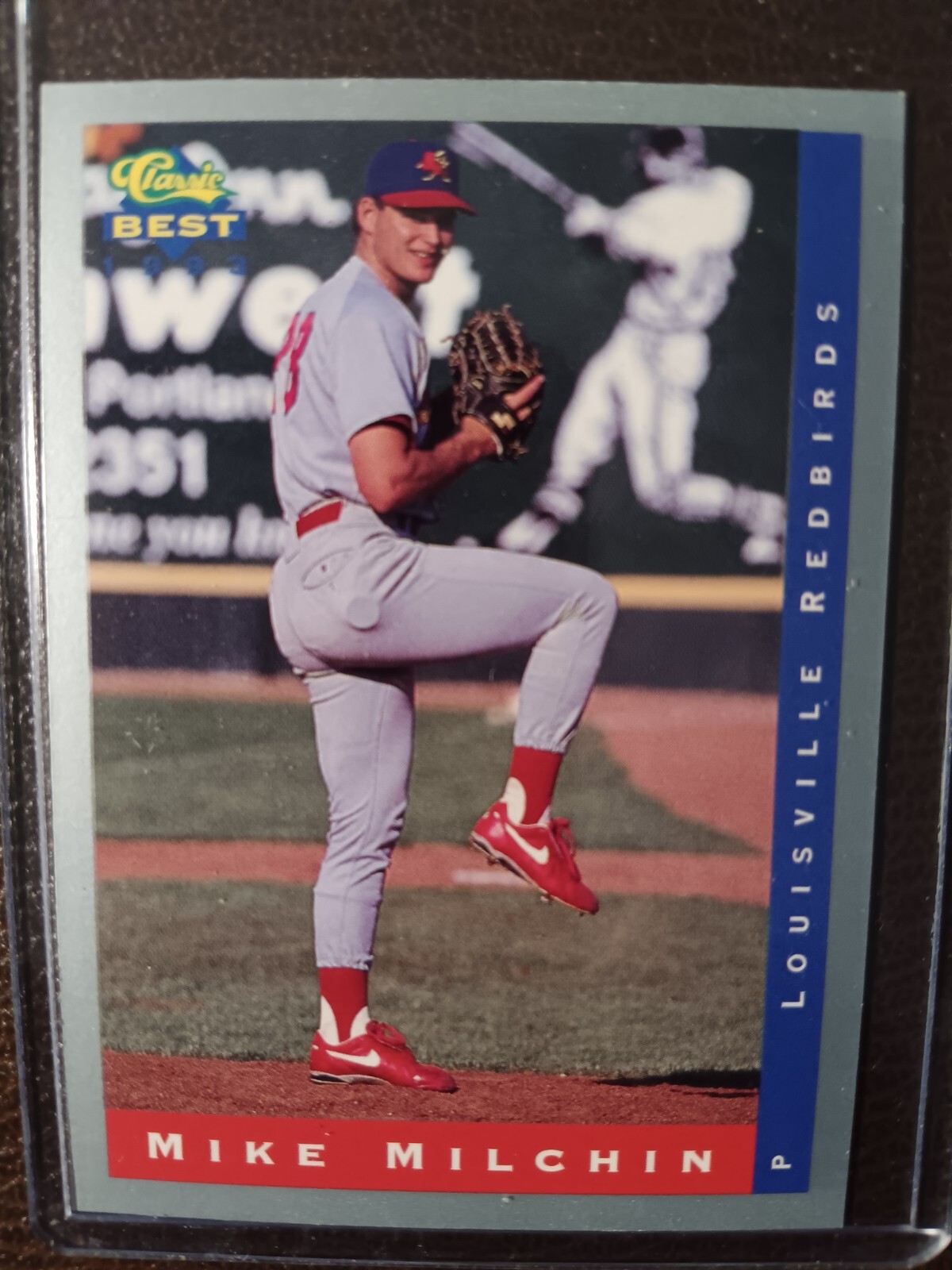 MIKE MILCHIN LOUISVILLE REDBIRDS/CARDINALS 1993 CLASSIC BEST BASEBALL ...