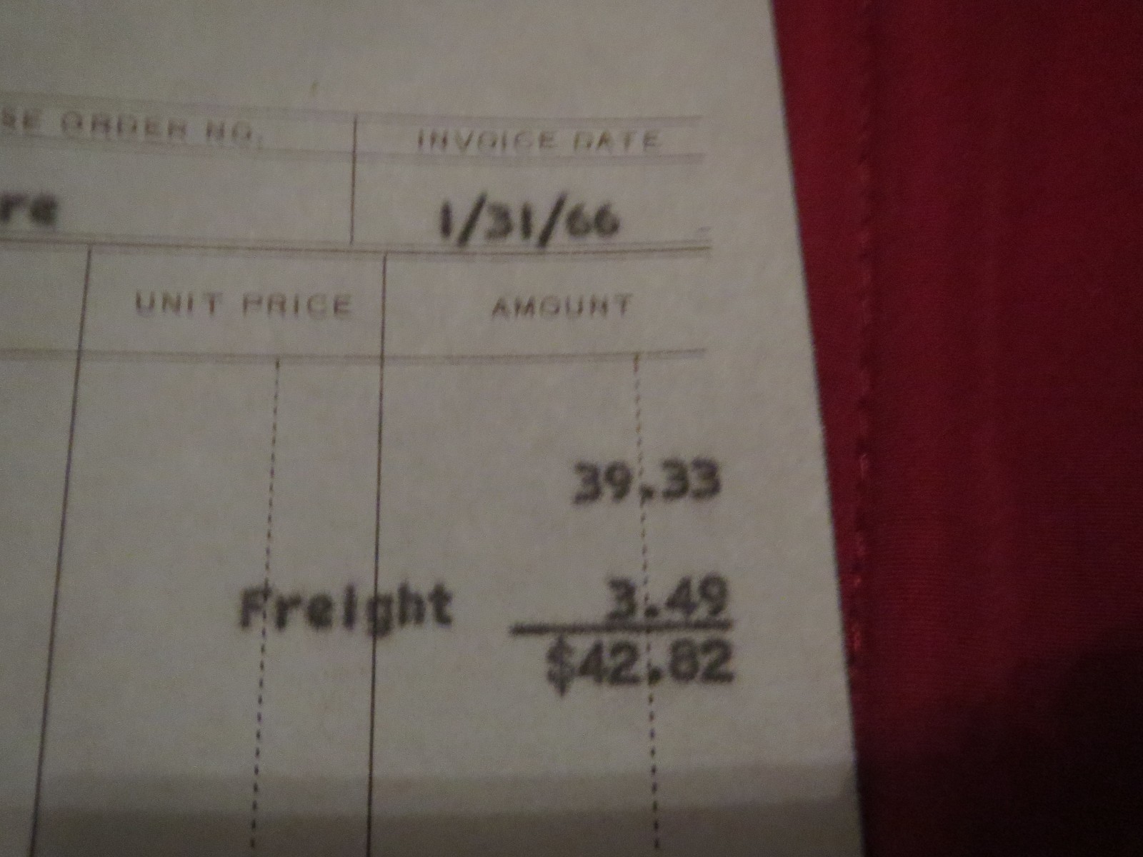 1966 SHELBY INVOICE TO BILL DOENGES FORD TULSA OKLAHOMA | eBay