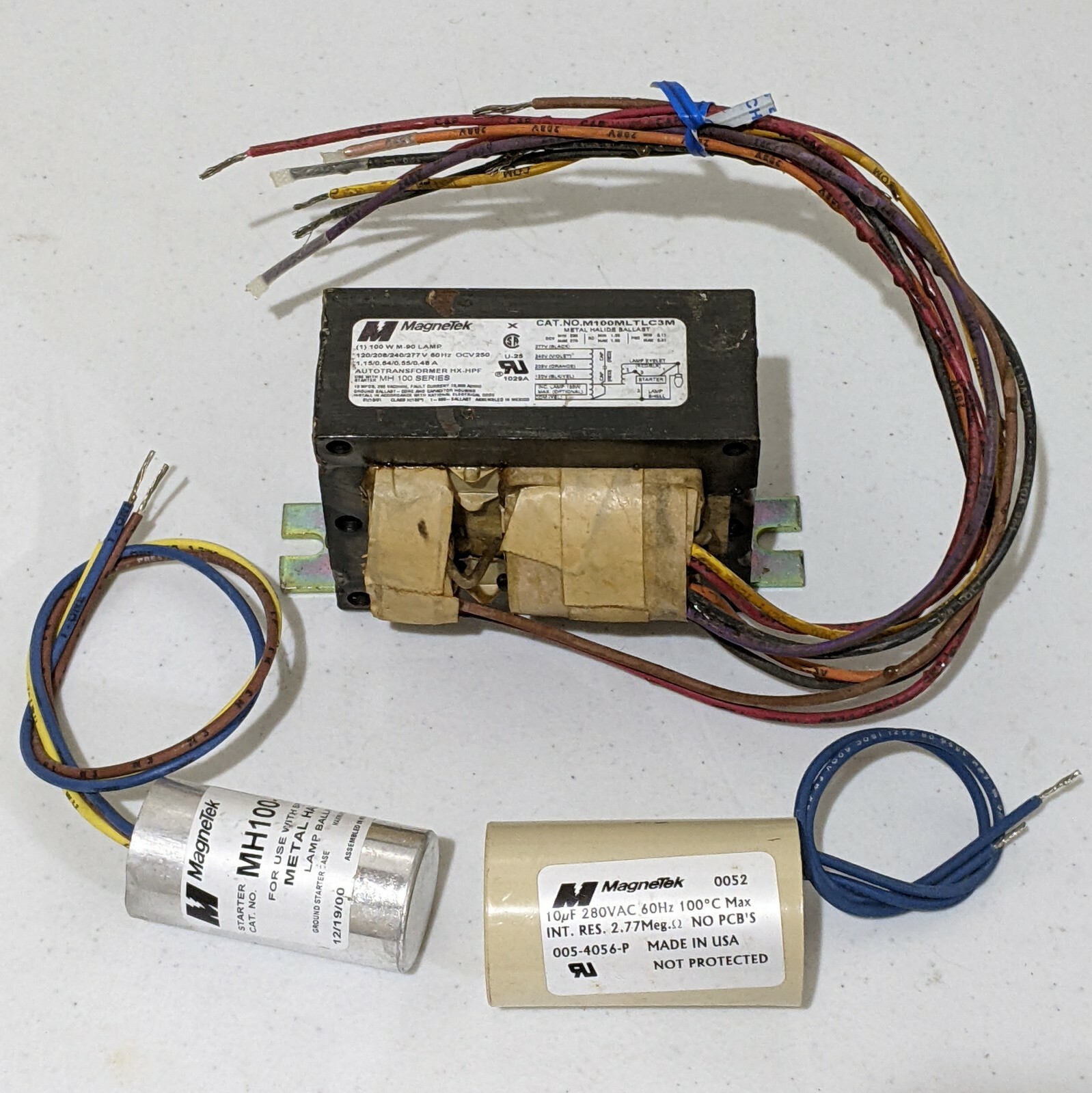 MAGNETEK Metal Halide Ballast 100W M90 M100MLTLC3M | eBay