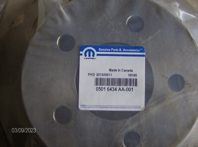 GENUINE MOPAR 05016434AA DISC BRAKE ROTOR JEEP | eBay
