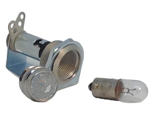 Tube Amp Pilot Light Lamp Assembly with Clear Jewel + Number 47 Bulb ...