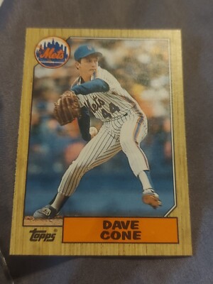 1987 Topps Traded David Cone Rookie RC #24T Mets NM | eBay