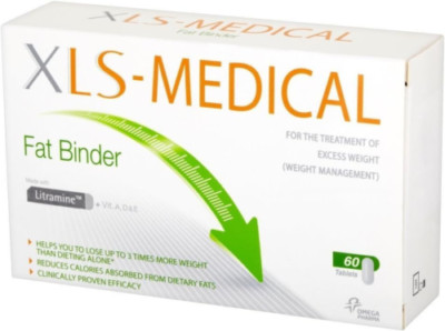 XLS Medical Fat Binder Direct Weight Loss Aid 60 Tablets Treatment Gym ...