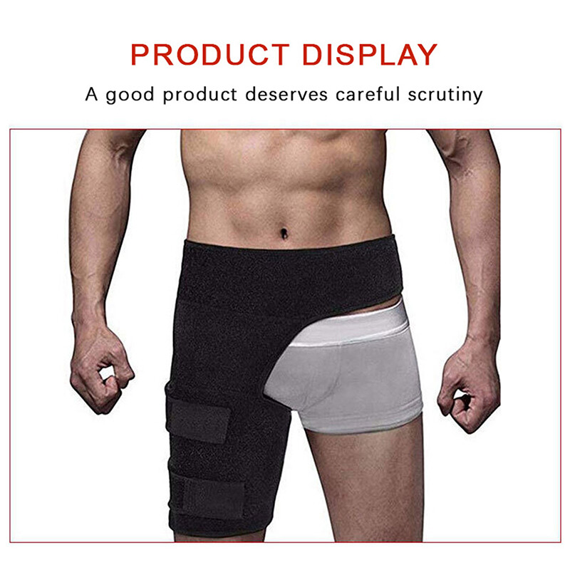 Fitness Leg Brace Groin Anti-Muscle Strain Hip Belt Pressurized Thigh ...