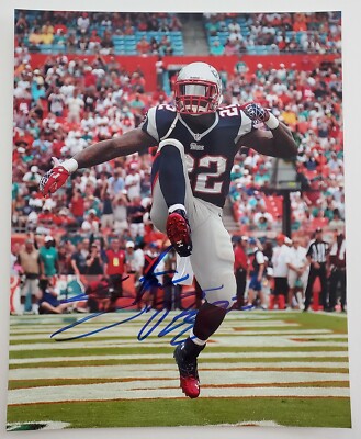 Steven Ridley Signed 8x10 Photo New England Patriots NFL Super Bowl ...
