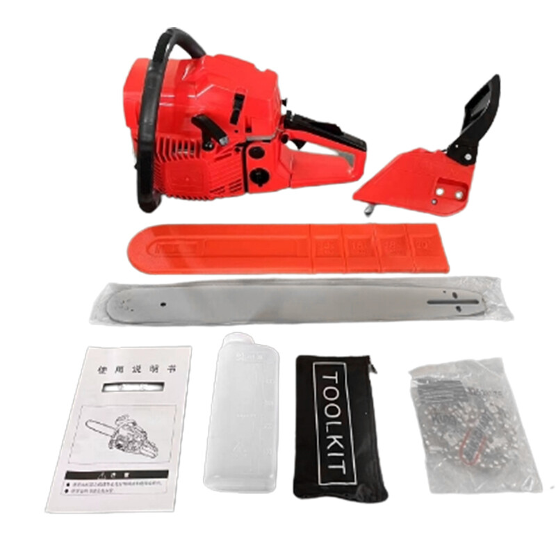 52CC 58CC 20" 22" Gasoline Chainsaw Gas Powered Wood Cutting Engine ...