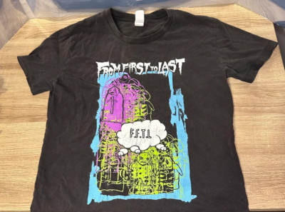 Vintage From First To Last Emo Punk Rock Band T Shirt FL0332 | eBay