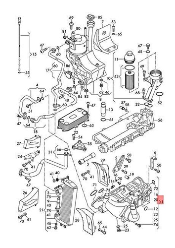 Genuine AUDI R8 422 423 427 429 Oil Pump 07L115009AG | eBay