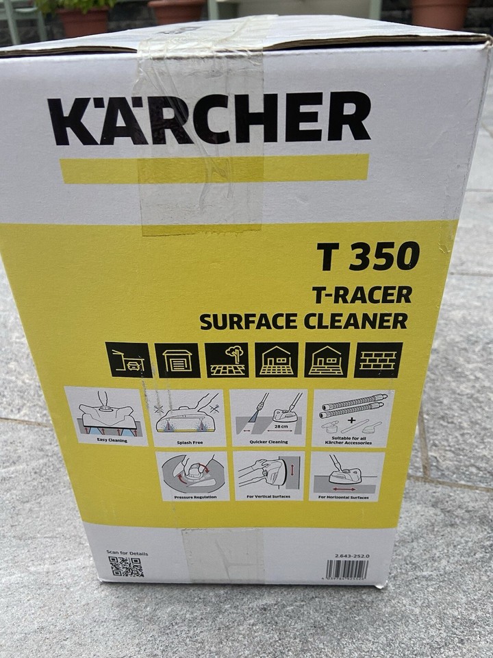 Karcher T350 Yellow & Black 180-Bar Pressure Washing T-Racer Surface ...