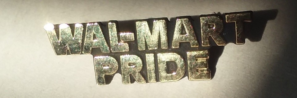 WalMart Pride vintage employee pin badge | eBay