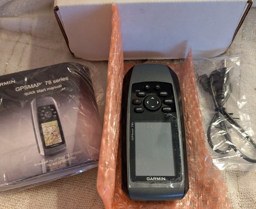 Garmin GPSMAP 78s 2.6 inch Marine GPS Navigator - Black for sale online ...