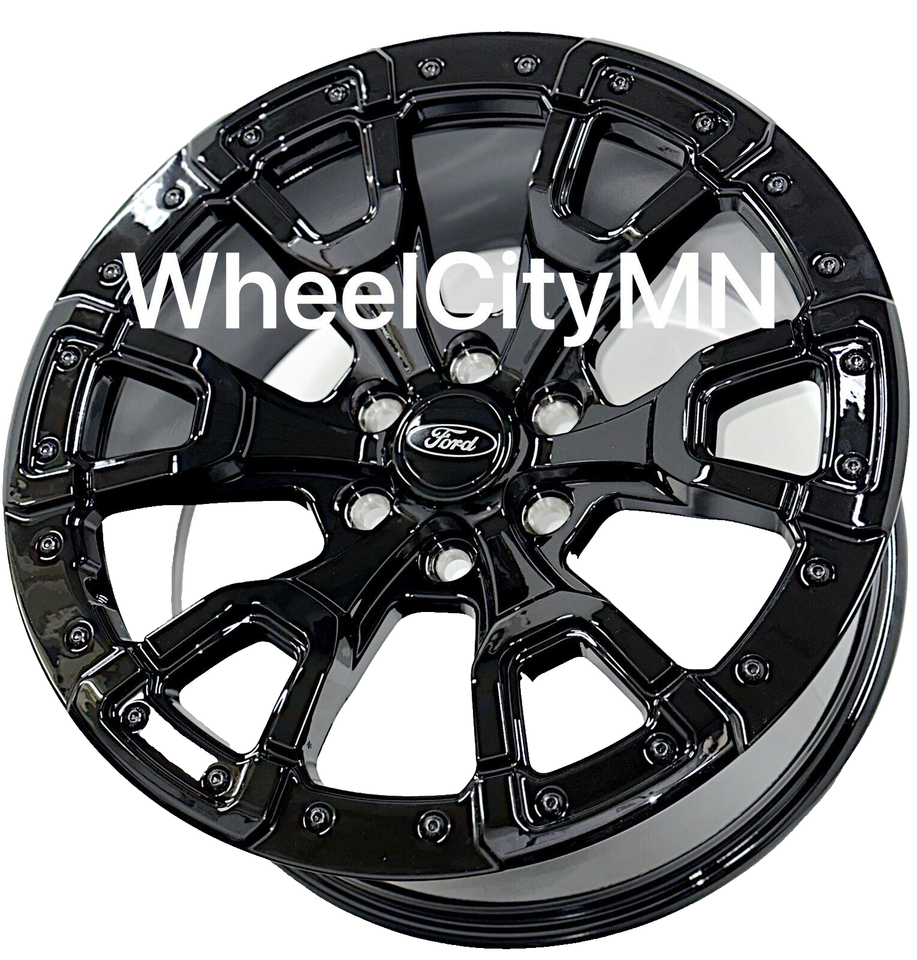 20" gloss Black OE Raptor replica wheels fits Ford F150 2004 2025 6x135 ...