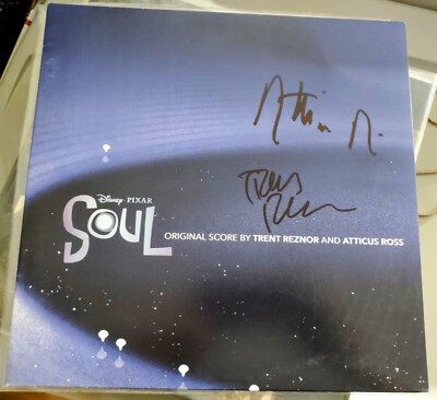 TRENT REZNOR ATTICUS ROSS DISNEY PIXAR SOUL SOUNDTRACK SIGNED ALBUM ...
