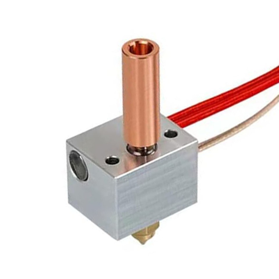 3D Printer Hot End 24V 50W Heating Rod Bi Metal Nozzle Throat Accessory ...