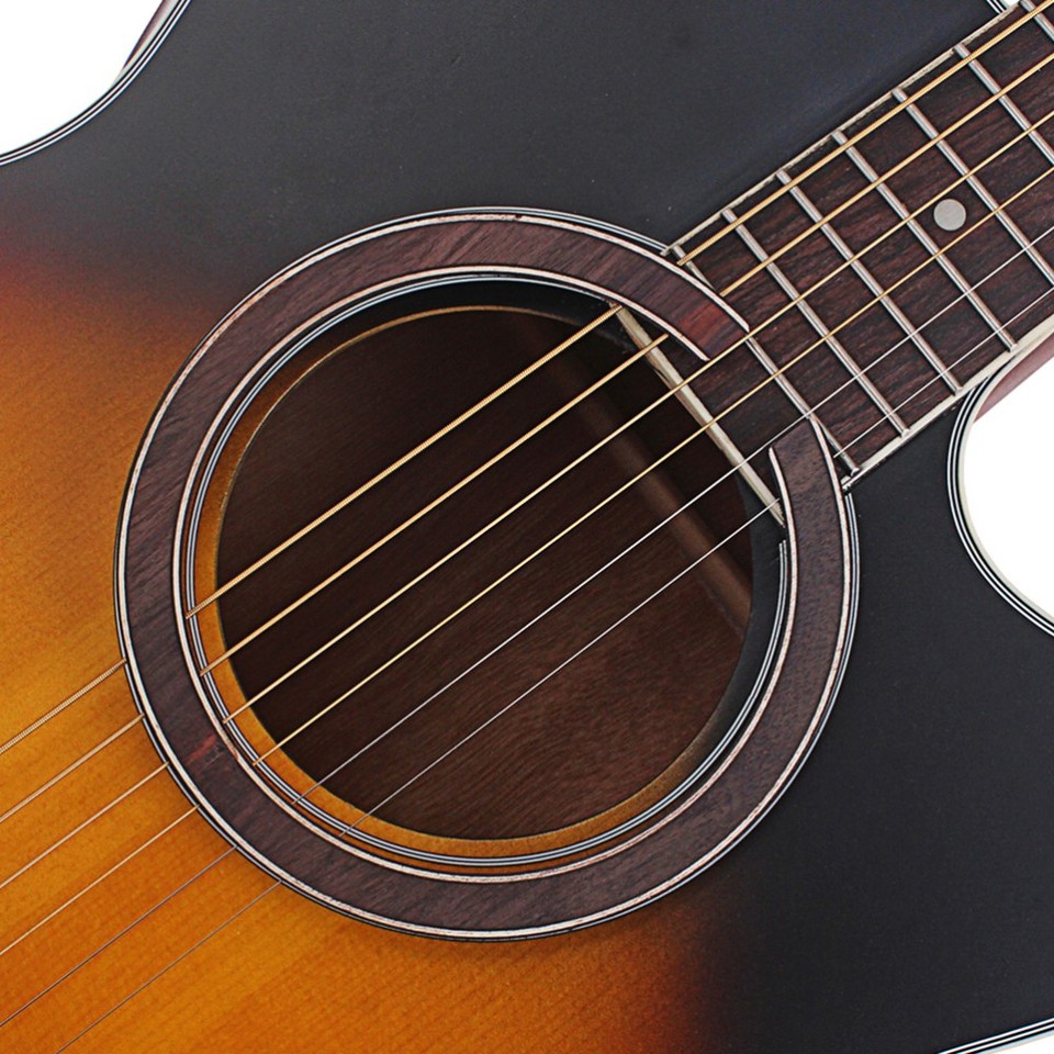 GXB11 Wood Guitar Rosette Curved Strips Guitar Sound Hole Inlay Decals ...