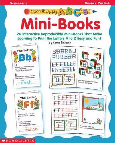 I Can Write My ABC's : 26 Interactive Reproducible Mini-Books That Make ...