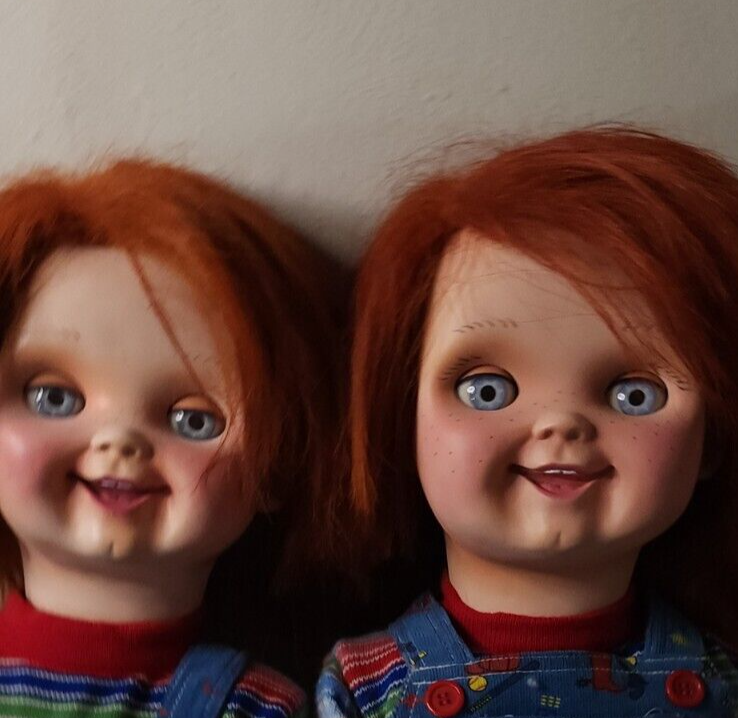 Chucky head painted and wig jus head bodiless | eBay
