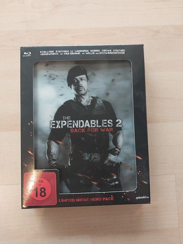 The Expendables 2 - Hero Pack inkl. Lenticular-Steelbook (Blu-Ray ...