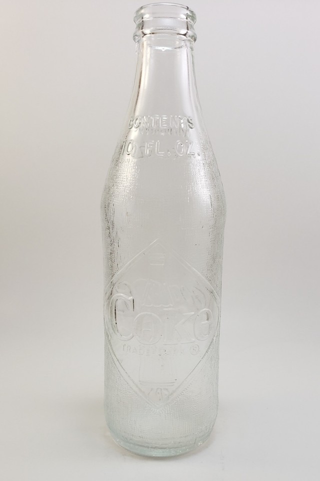 Rare Vintage 1968 Coca-Cola Clear "Diamond" Glass Bottle 10 oz Straight ...