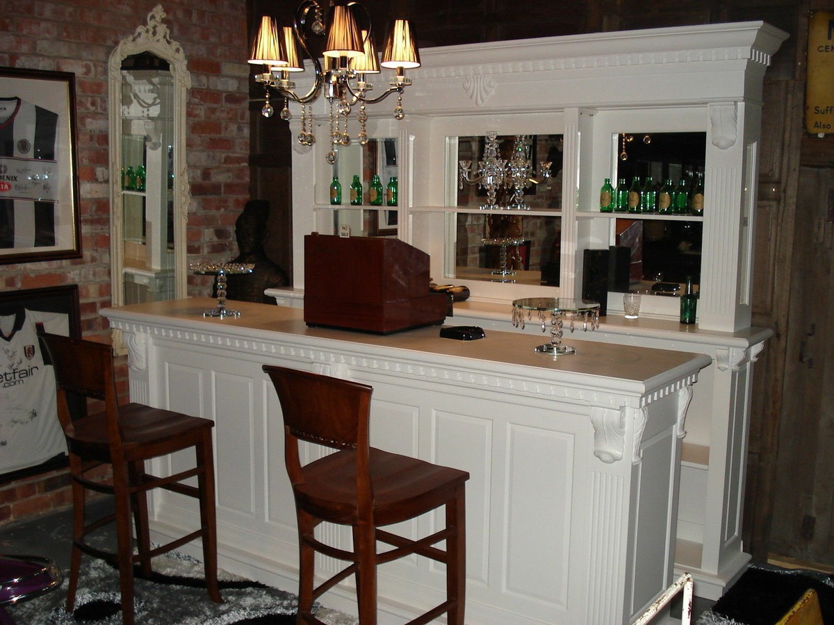Best Home Back Bar BB36HC 1 S 27 | 36" Solid Door Back Bar In