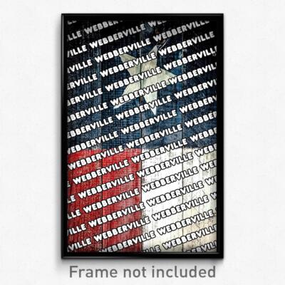 Webberville Texas Poster (TX City Souvenir 11x17 Town Print) | eBay