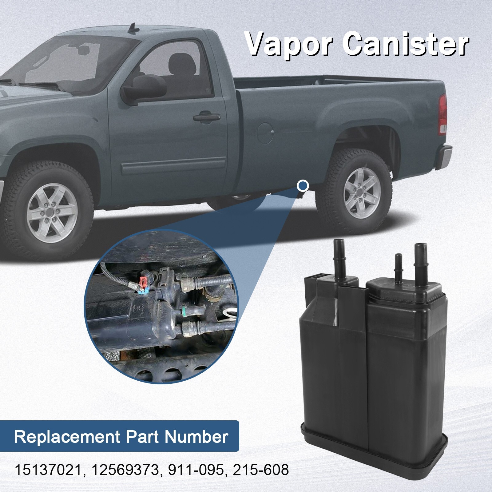 15137021 Car Vapor Canister For GM Silverado 1500 Trucks Vans 4.3L 5.3L ...