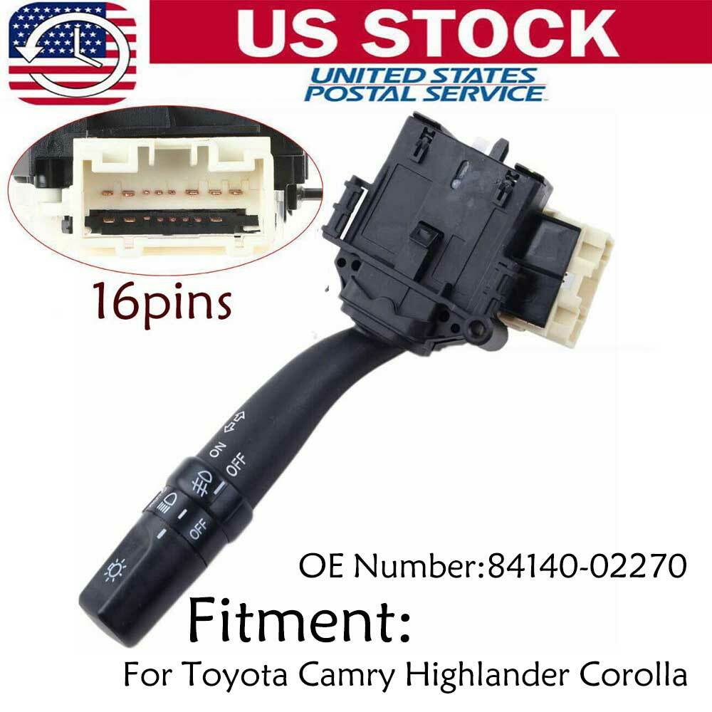 84140-02270 Fog Driving Light Turn Signal Switch For Toyota Camry ...