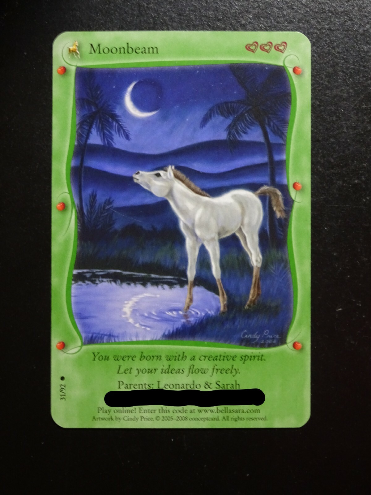 Bella Sara Baby Bella Trading Cards- Choose a Card | eBay