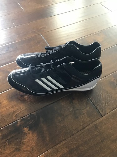 ADIDAS ADIZERO DIAMOND KING BASEBALL CLEATS BLACK WHITE SIZE 14 G24748 ...