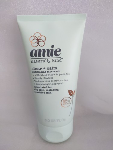 Amie Naturally Kind Clear + Calm Exfoliating Face Wash 5.0 oz. For Oily ...