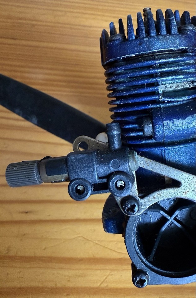 OS LA 46 RC Engine With Muffler & Propeller Piston & Carb Move Freely ...