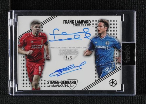 2022-23 Topps Dynasty UCL - Dual Autographs Steven Gerrard, Frank ...