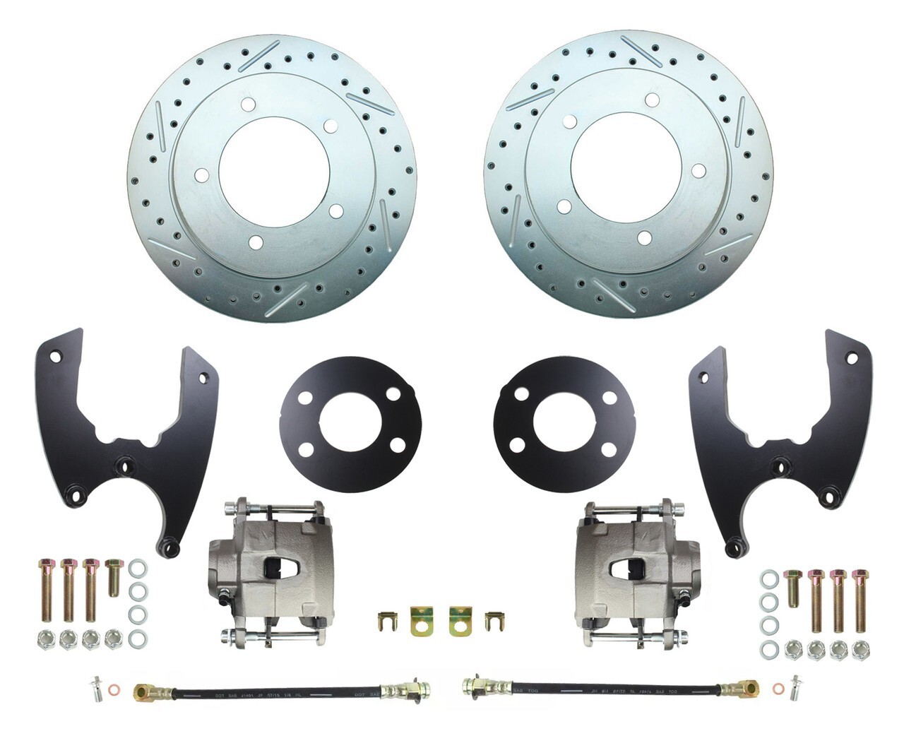 Performance Rear Disc Brake Conversion Kit | D/S Rotors | Fits 1976-86 ...