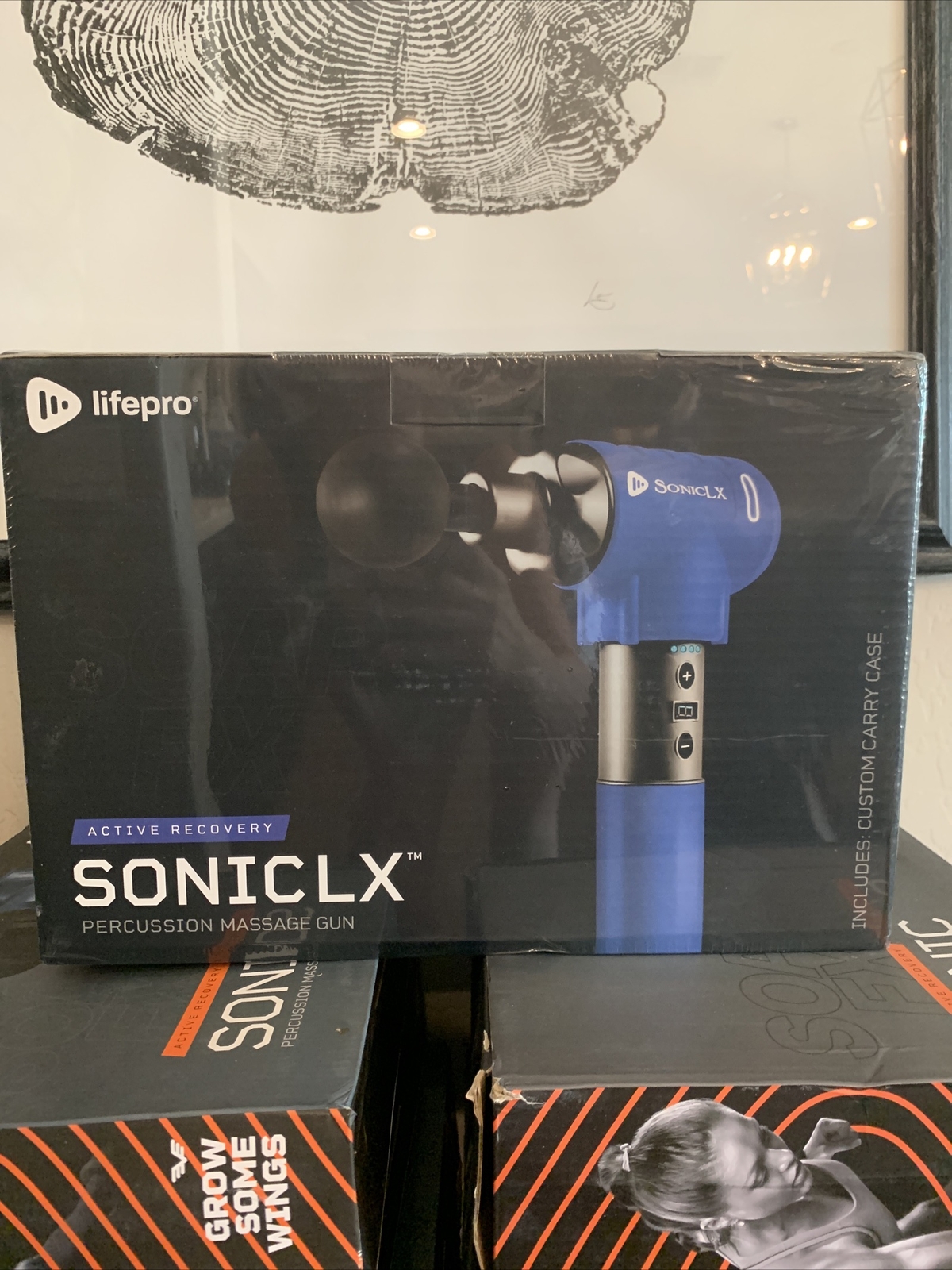 Life Pro LPSNCLXBLU Sonic LX Professional Percussion Deep Tissue Muscle ...