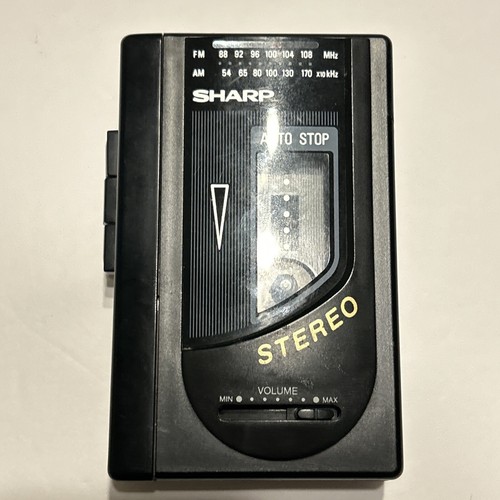 Vintage Sharp JC-140(BK) Portable AM/FM Stereo Cassette Player Tested ...